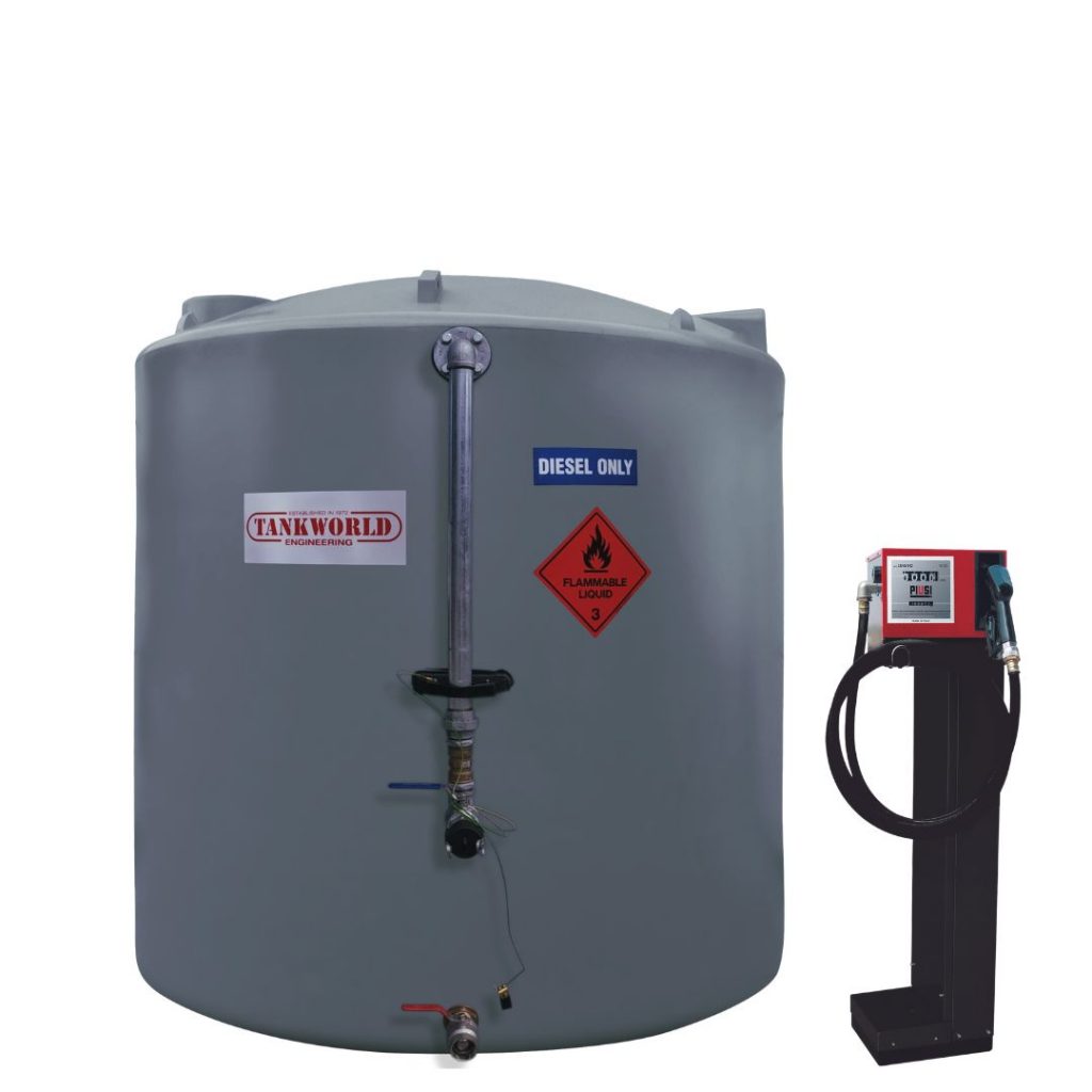 1000 litre diesel tank - Poly - Tankworld Australia
